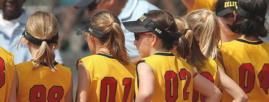4 Fierce Girls' Softball Trophies