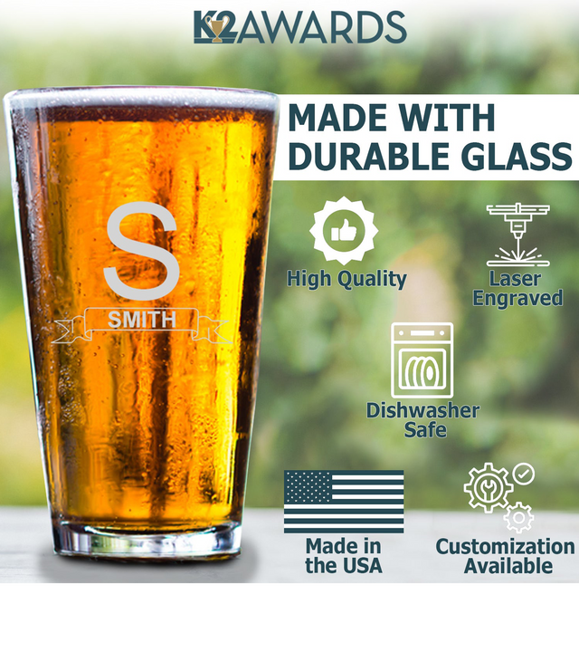 Personalized Pint Glass - No Minimum