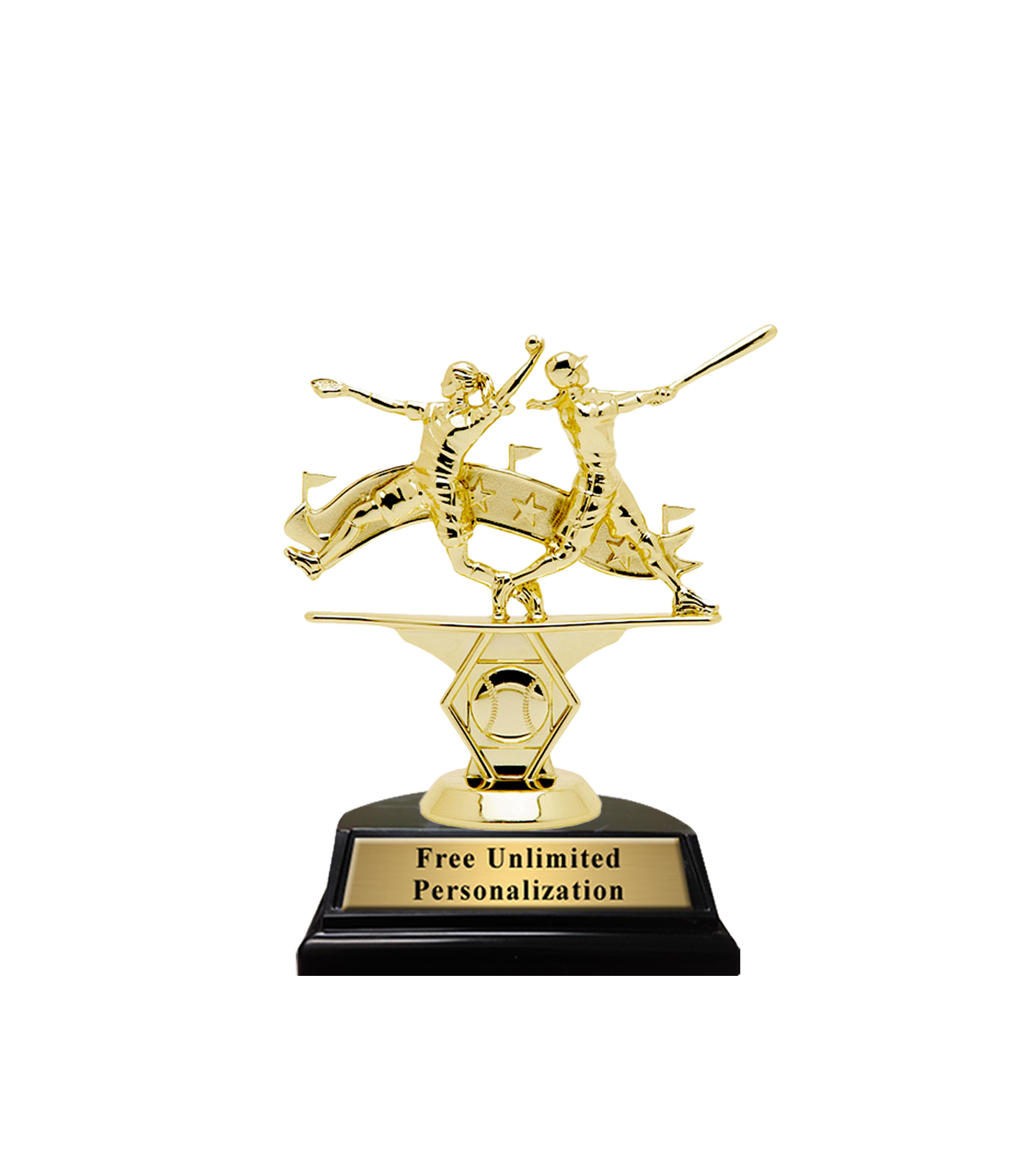 Standard Softball Double Action Trophy