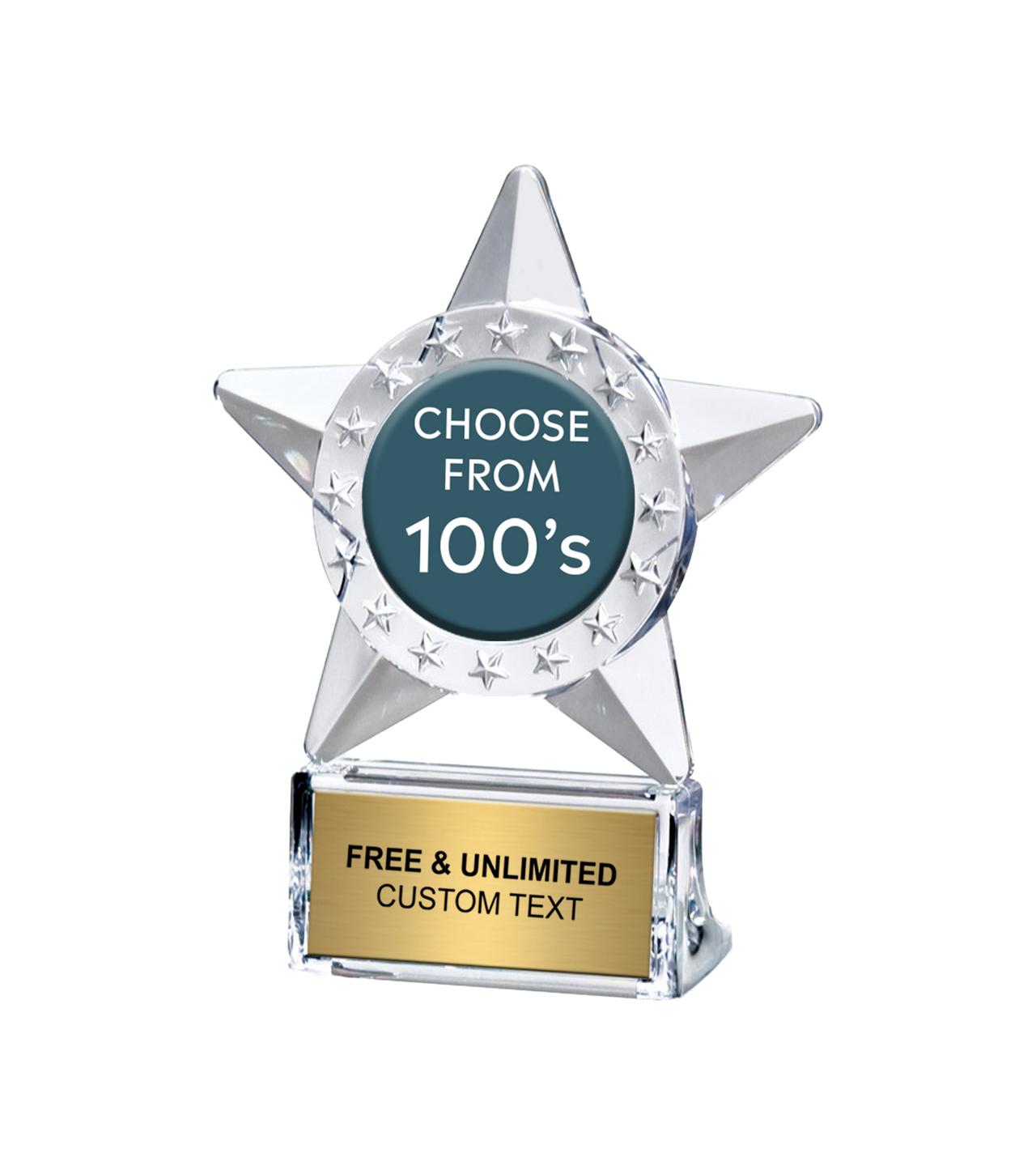 Acrylite Star Insert Trophy