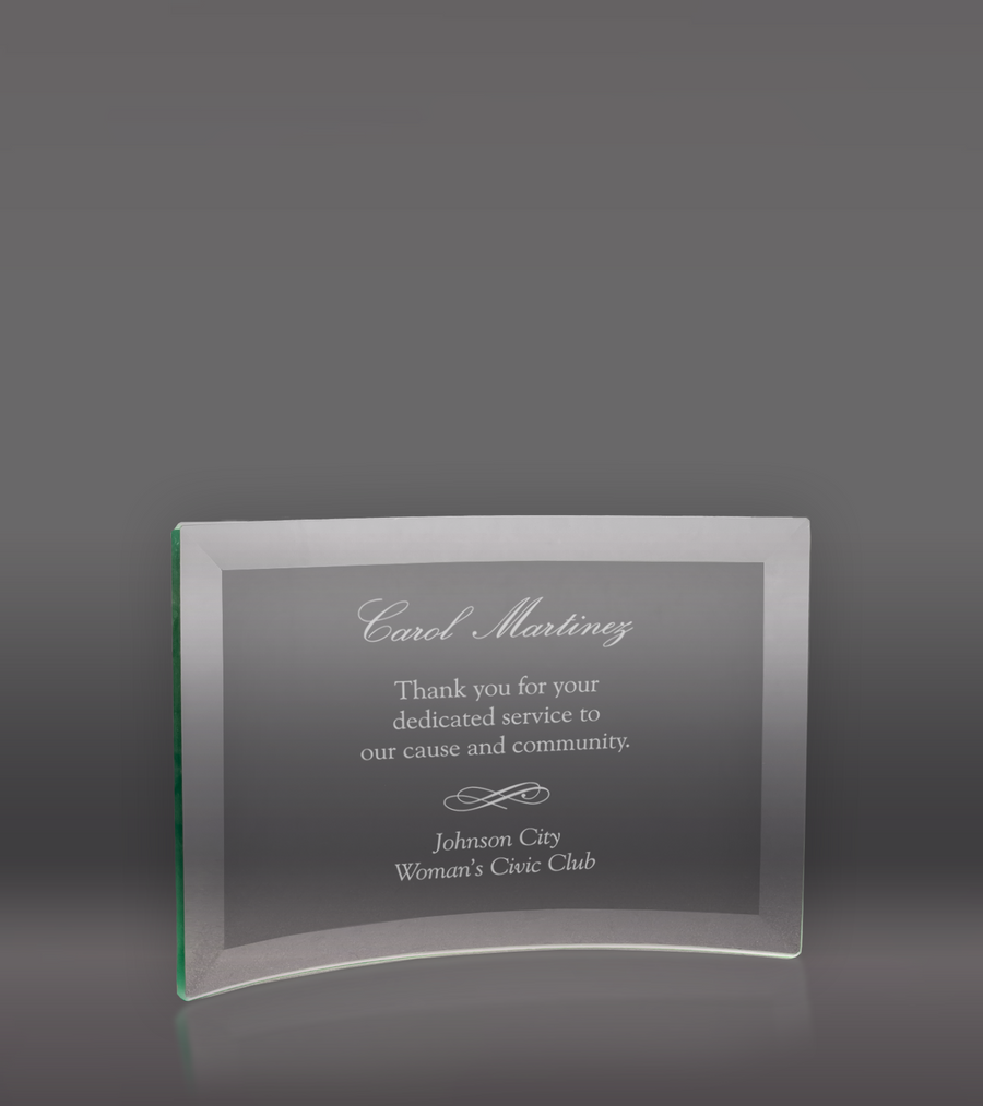 Glass Plaques | Shop Glass Awards Plaques & Personalized Glass Plaques ...