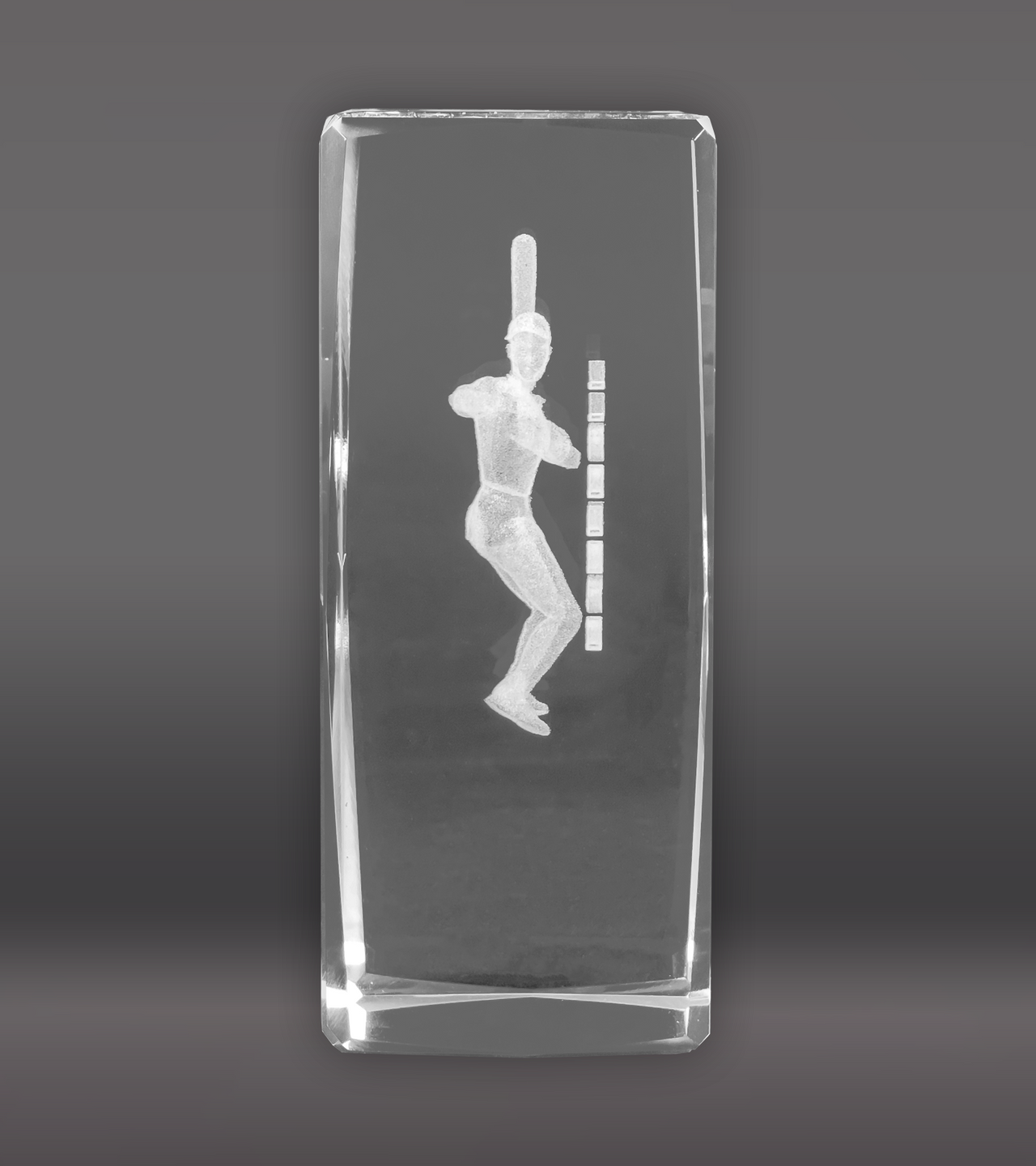3D Sports Baseball Crystal Trophy - Baseball Trophies