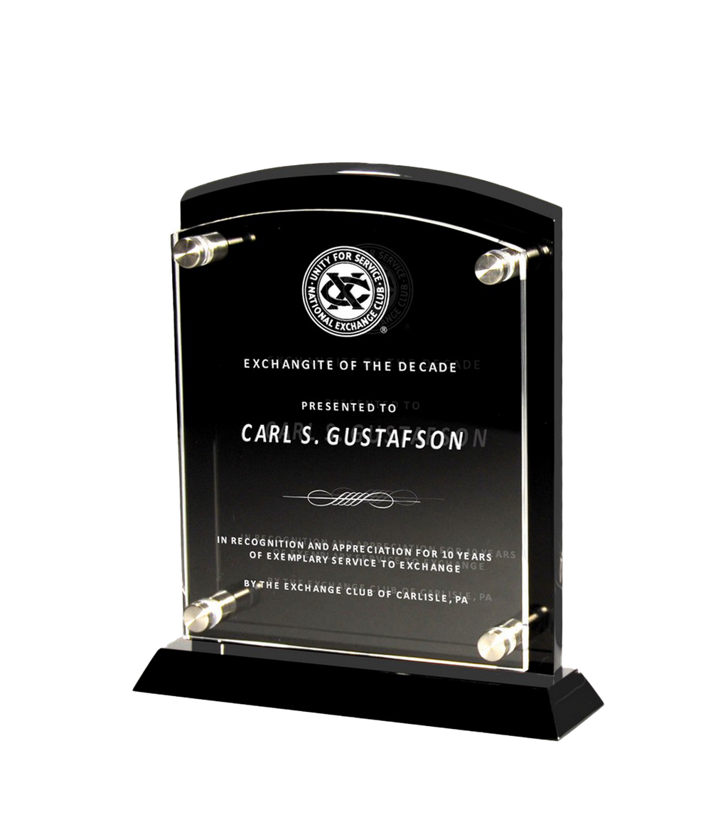 Freestanding Floating Acrylic Plaque