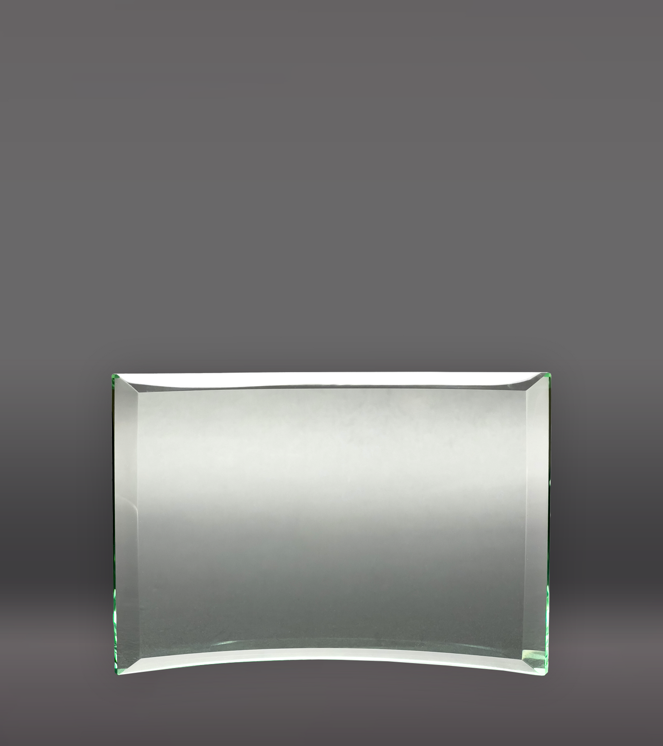 Jade Premium Curved Glass Plaque Award