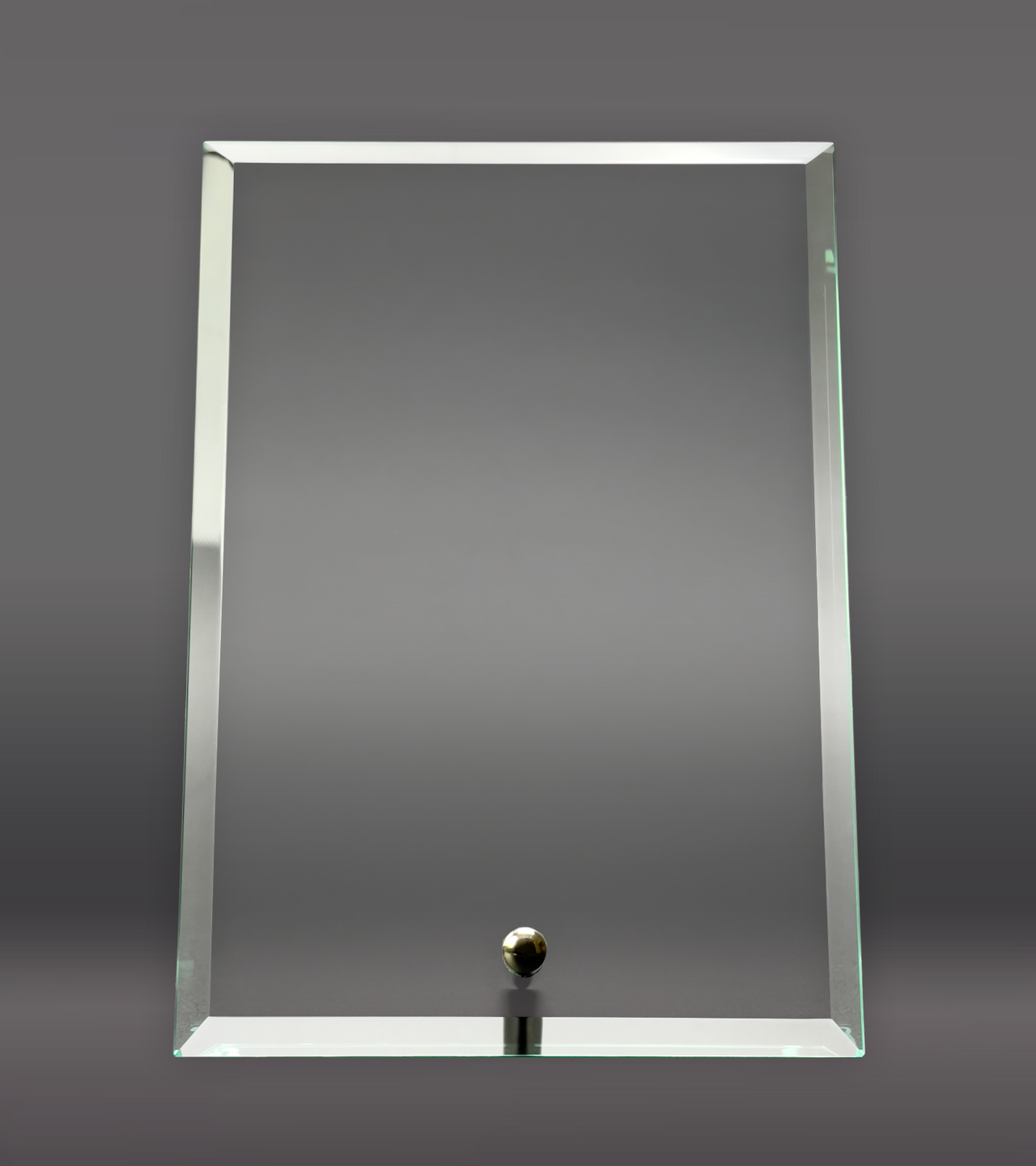 Laser Engraved Standing Glass Plaque