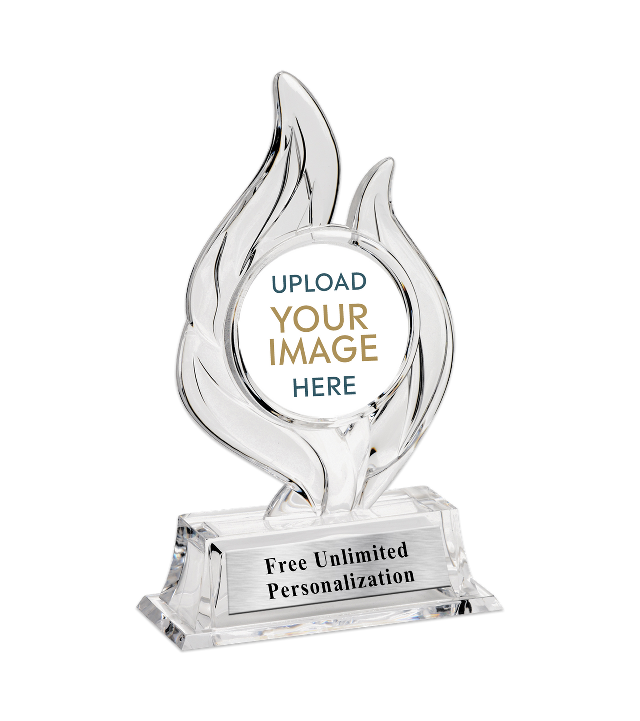 Krystal Flame Custom Insert Trophy