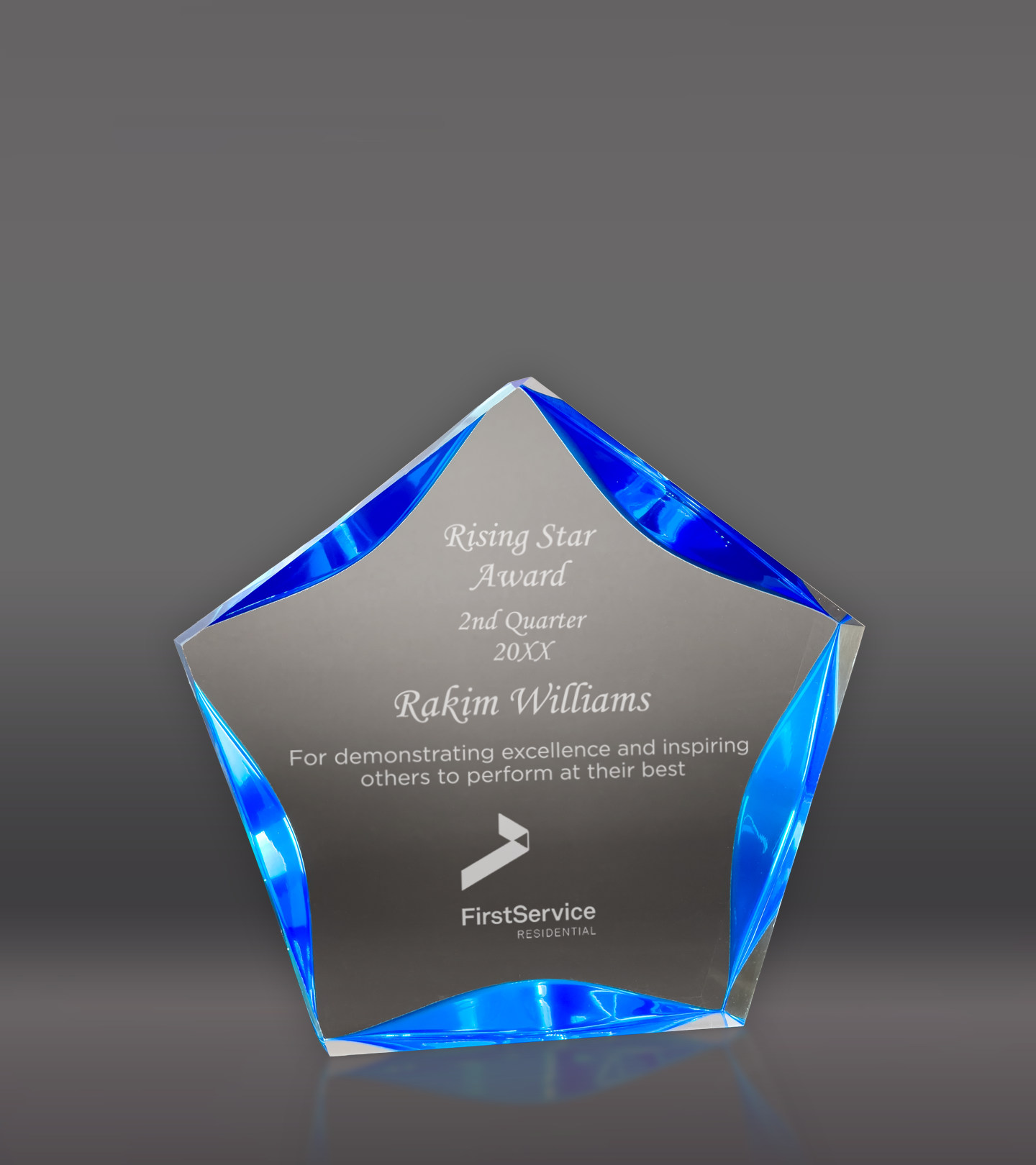 Luminary Star Acrylic Award