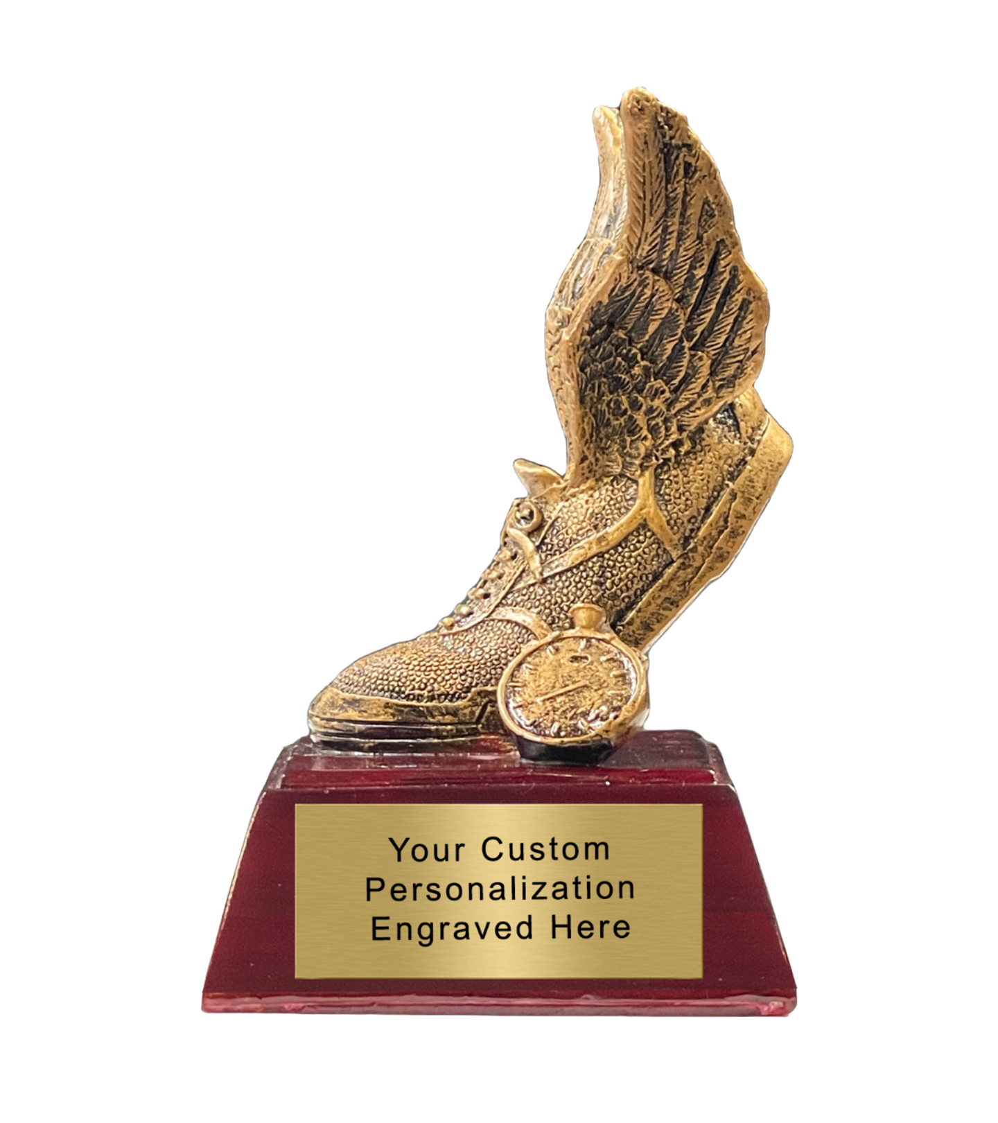 Winged Shoe Track Trophy