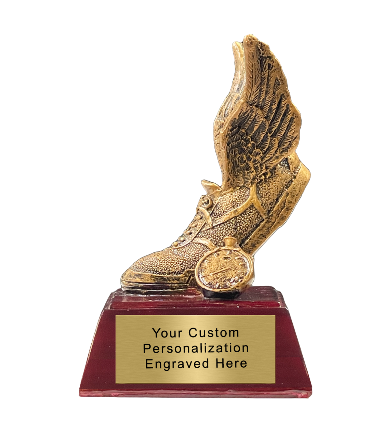 Winged Shoe Track Trophy