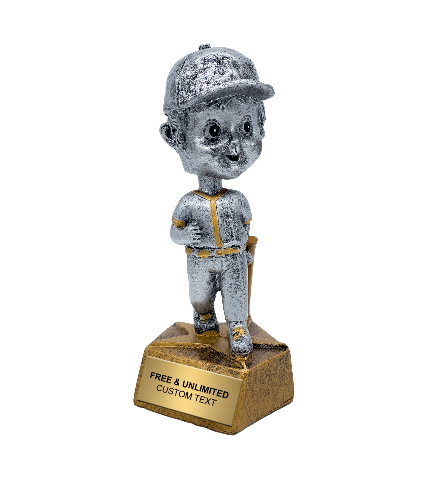 Bobblehead Female Softball Trophy