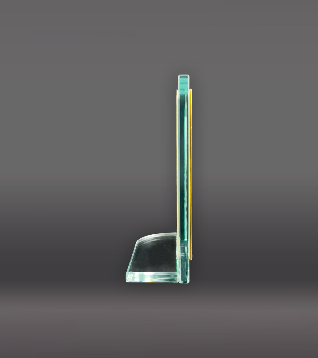 Upright Glass With Picture Frame
