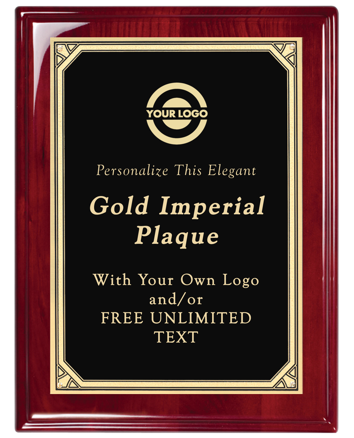 Rosewood Imperial Plaque