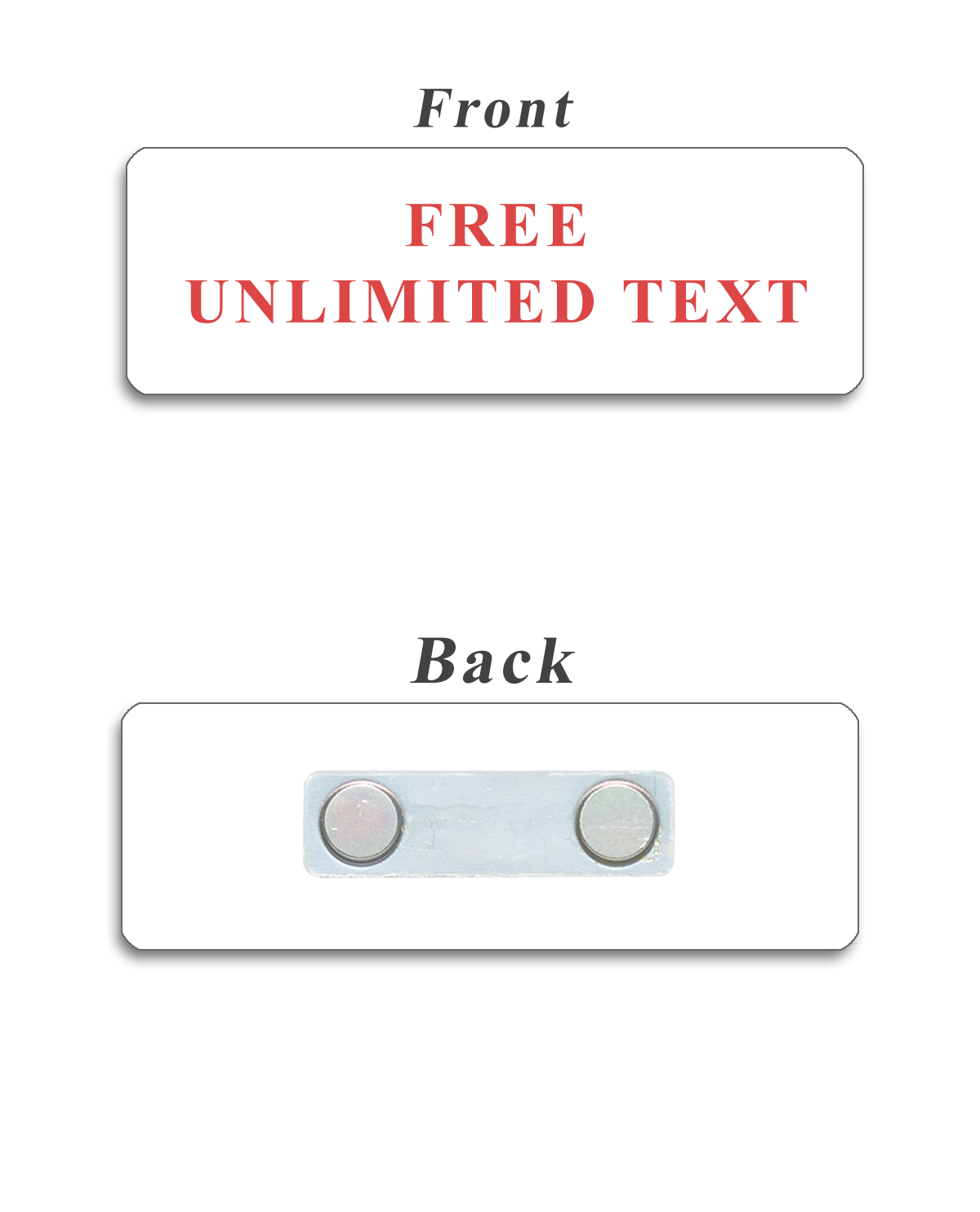 Custom Name Badges | Personalized Name Badges at K2Awards.com