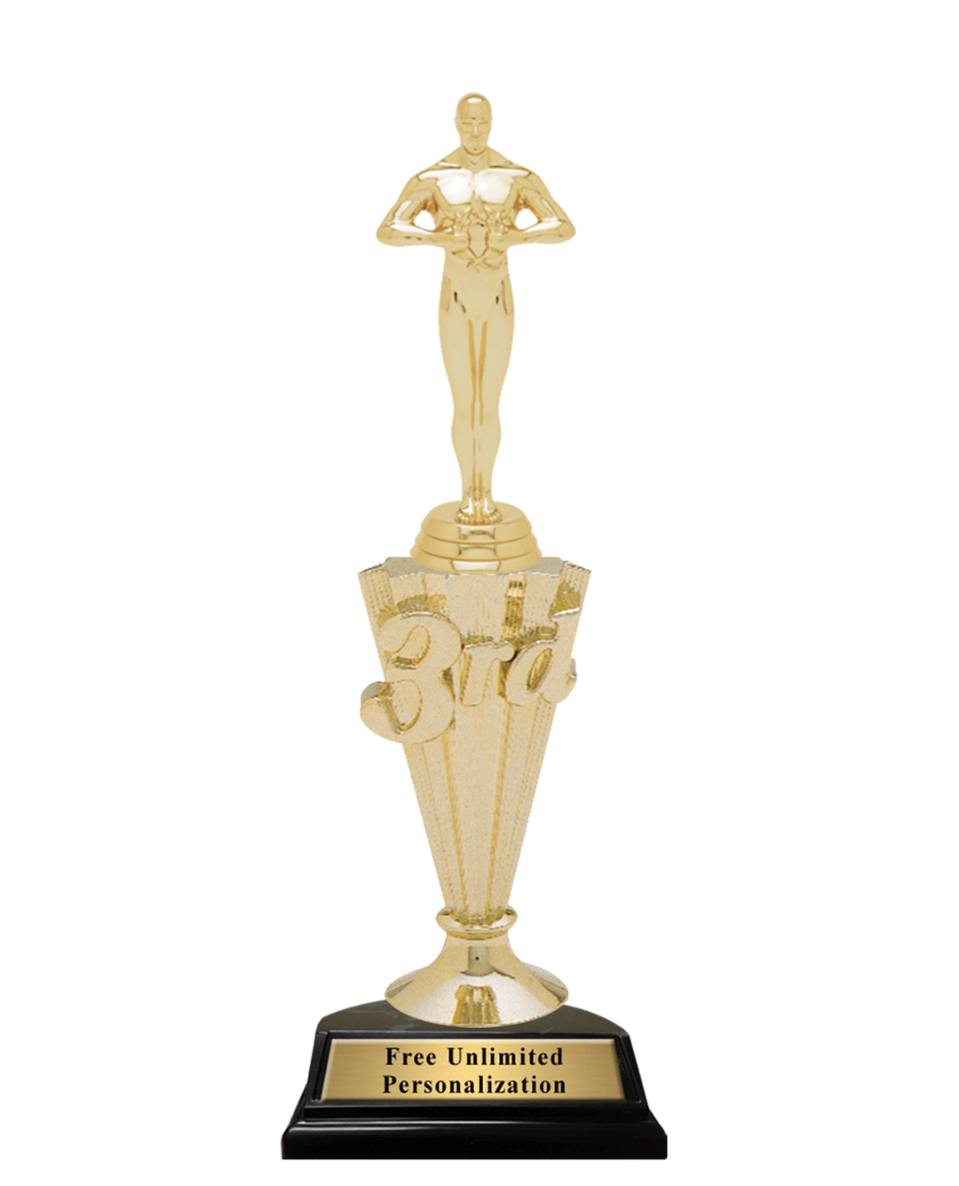 3rd Place Trophies, Medals and Awards - Personalize Today | K2Awards.com