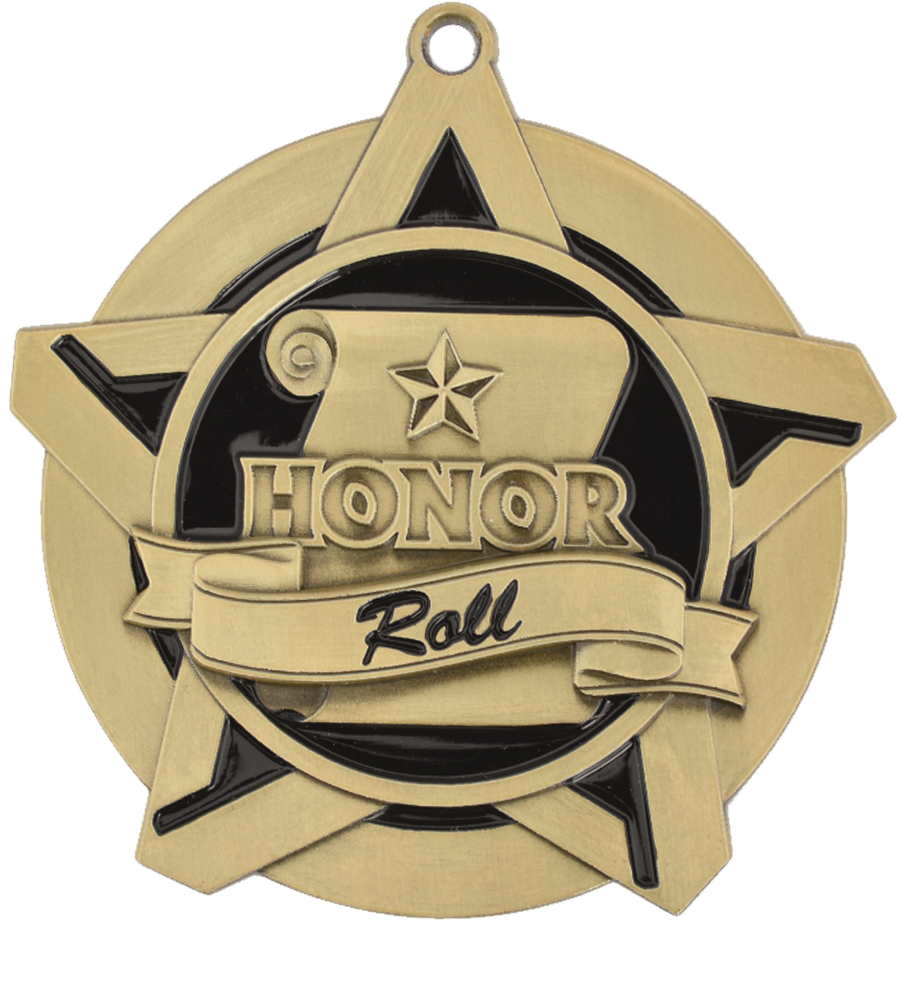 Super Star Honor Roll Medal
