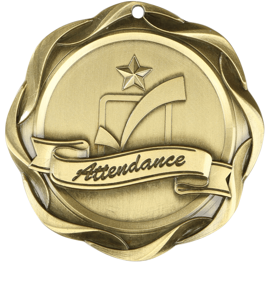 Perfect Attendance Trophies and Medals | Order Attendance Awards at ...