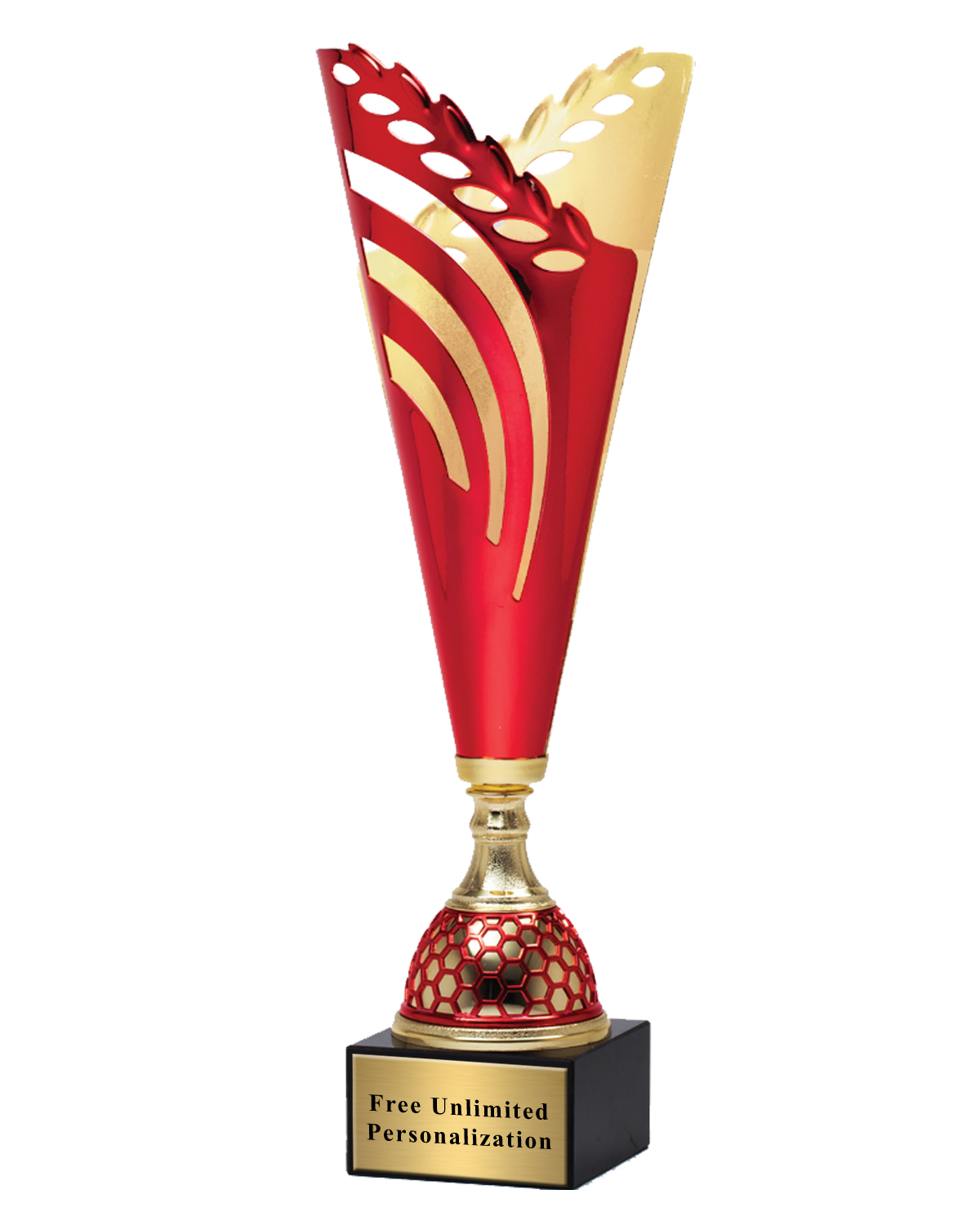 Red And Gold Victory Cup Trophy