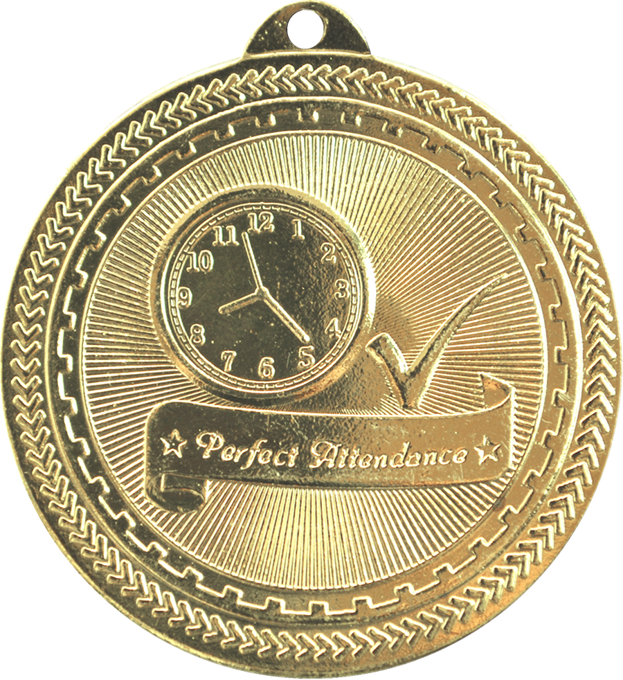 Perfect Attendance Trophies and Medals | Order Attendance Awards at ...
