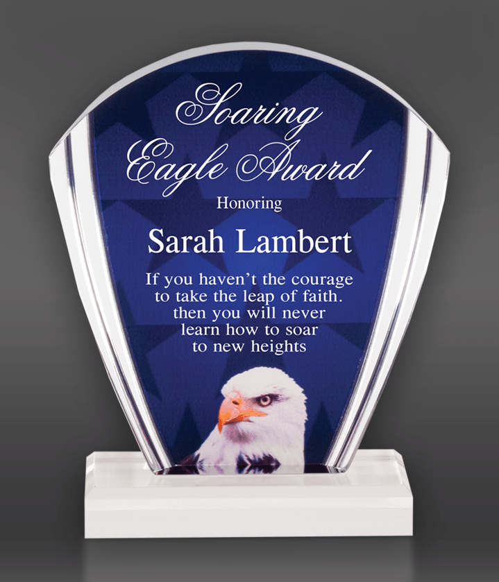 Rising Eagle Acrylic Award