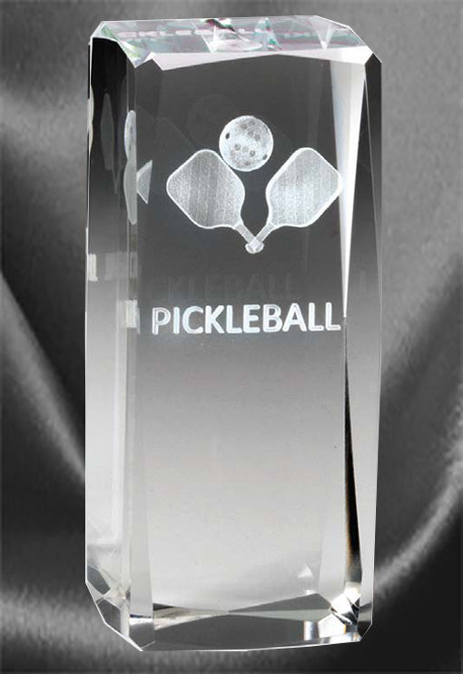 3D Sports Baseball Crystal Trophy - Baseball Trophies