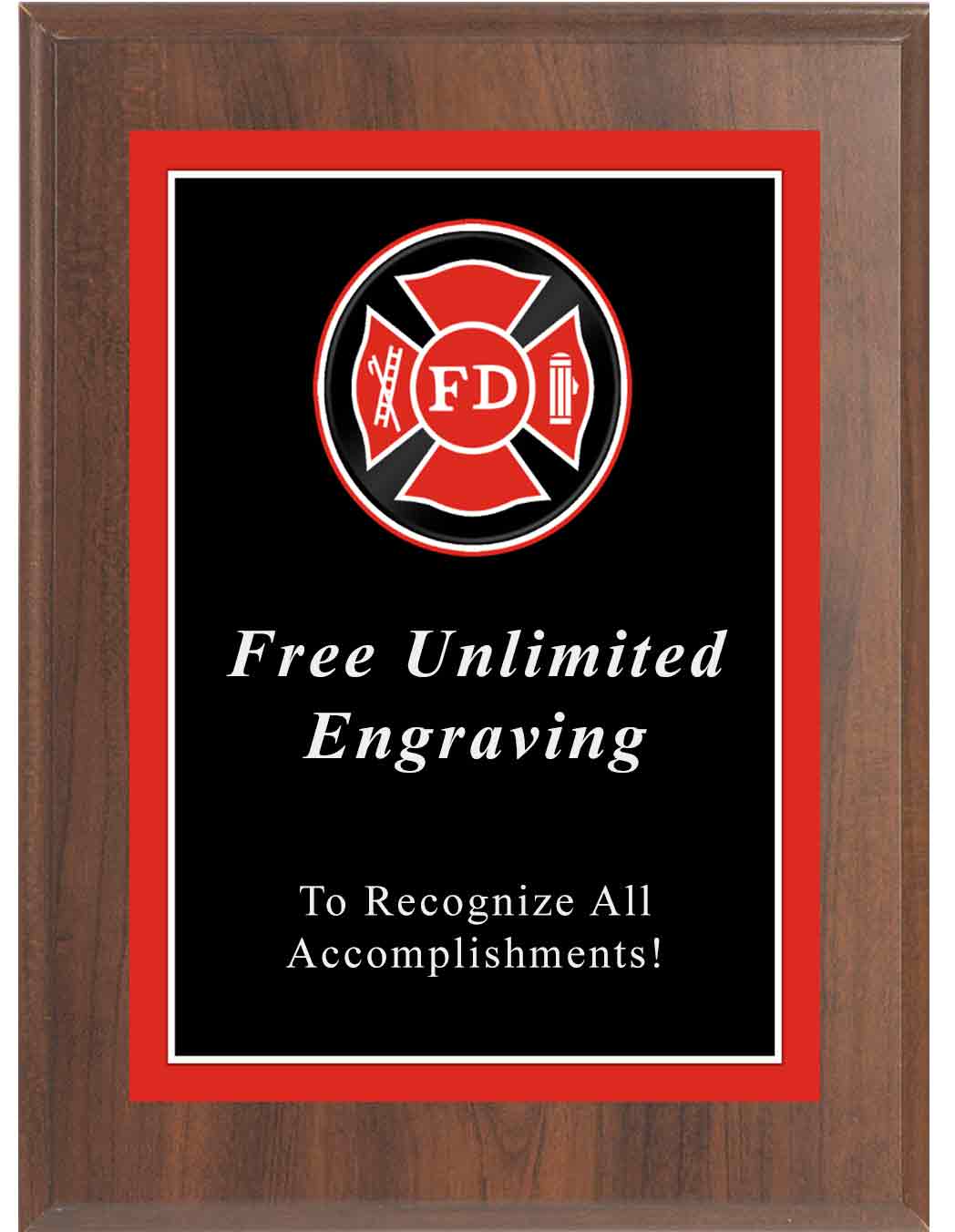 Firefighter Awards & Medals | Order Custom Firefighter Plaques at ...