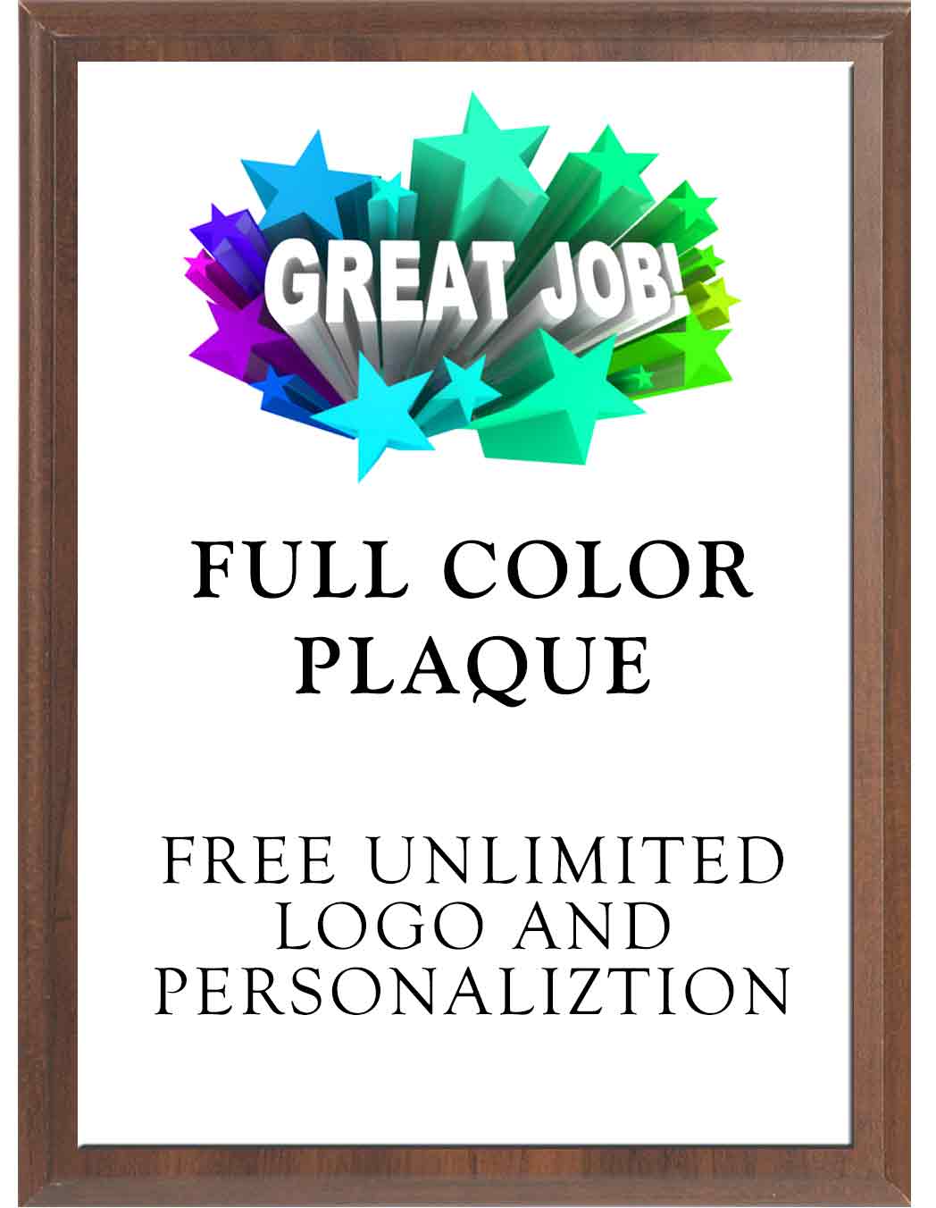 Color Printed Plaque