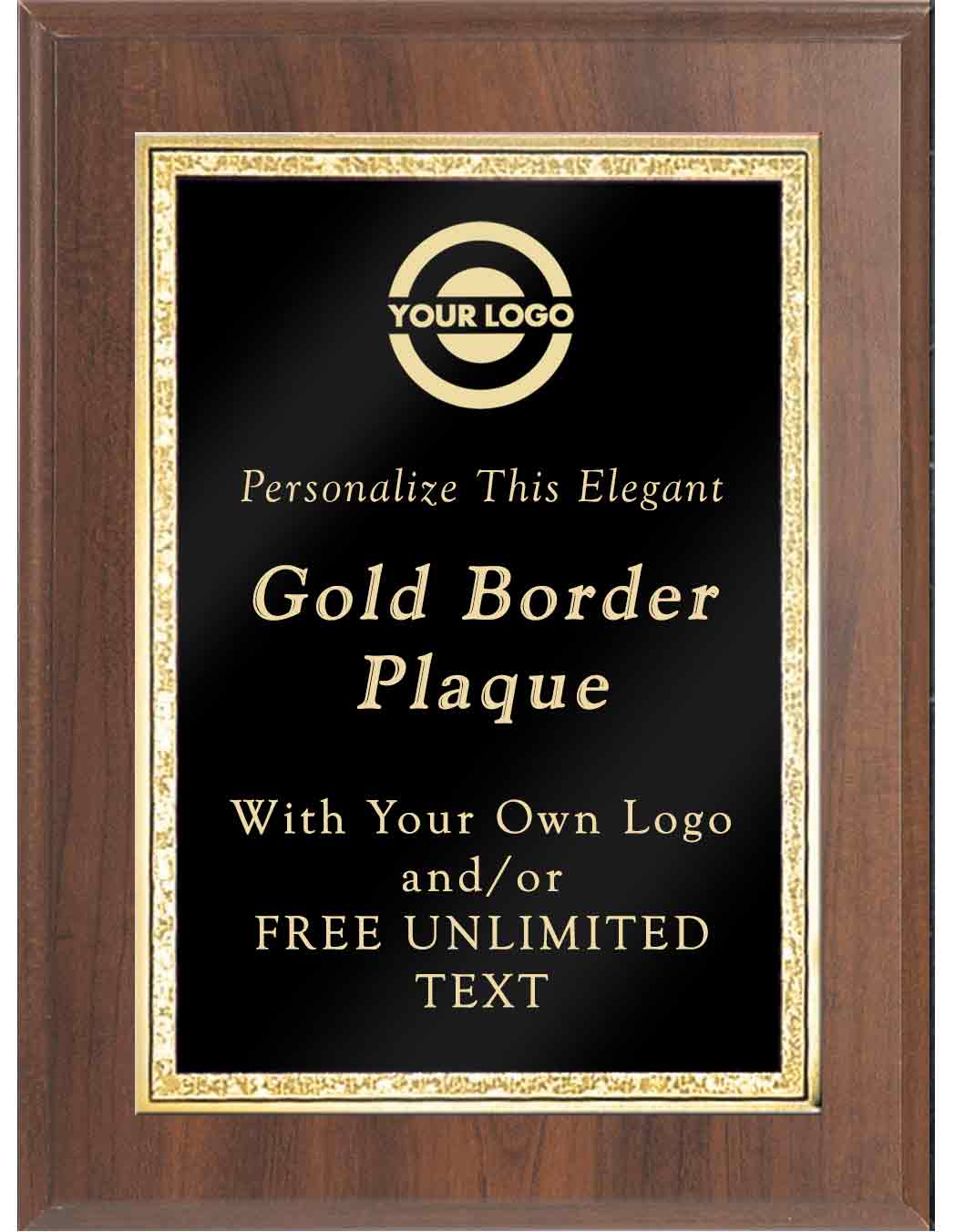Double Border Sales Plaques - Award Plaques