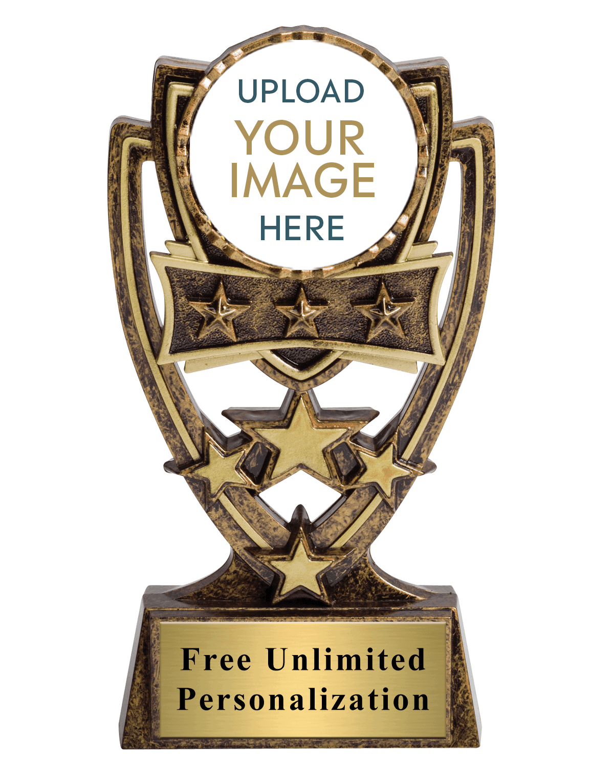 Four Star Custom Insert Trophy