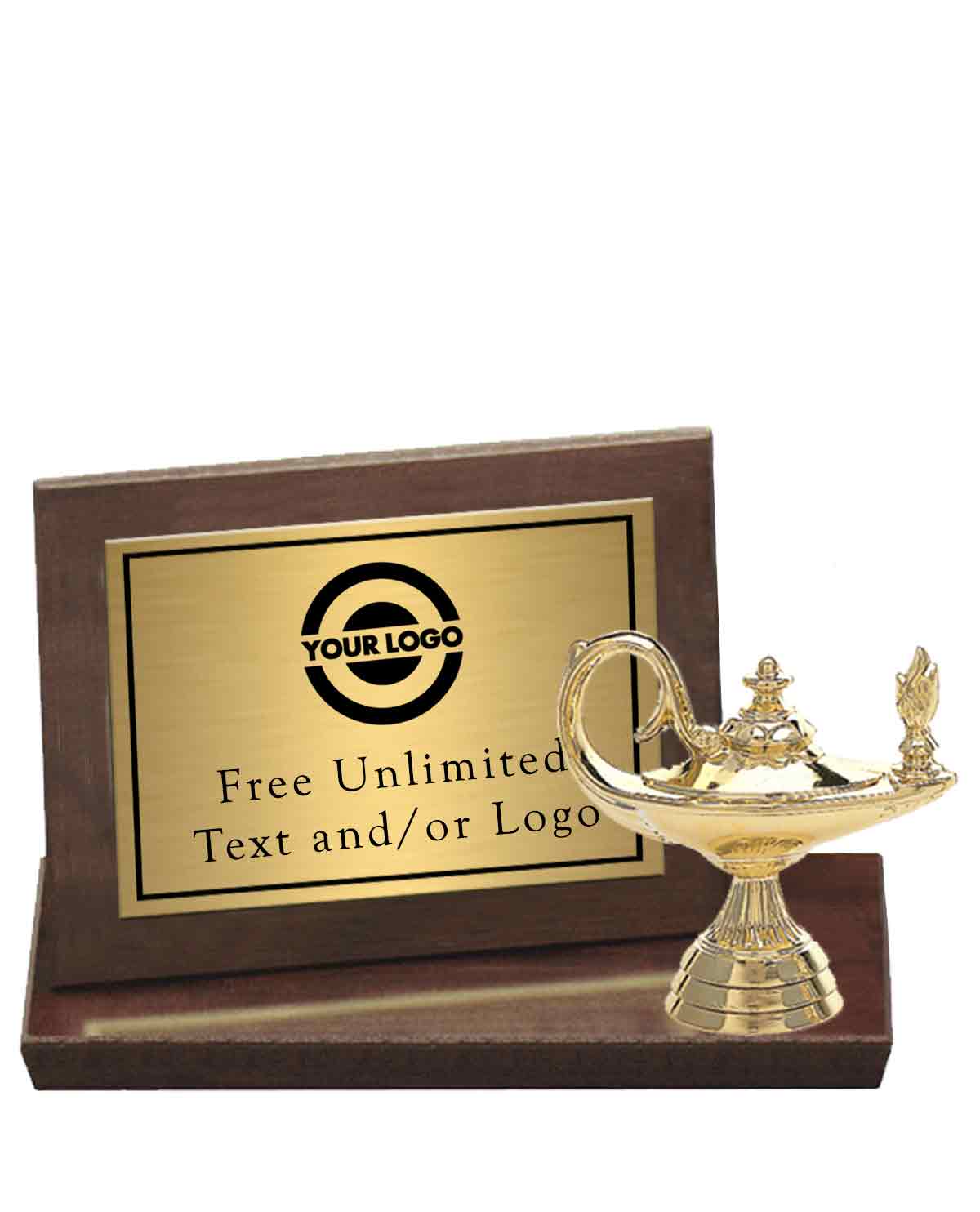 Cherry Billboard Plaque with Academic Topper