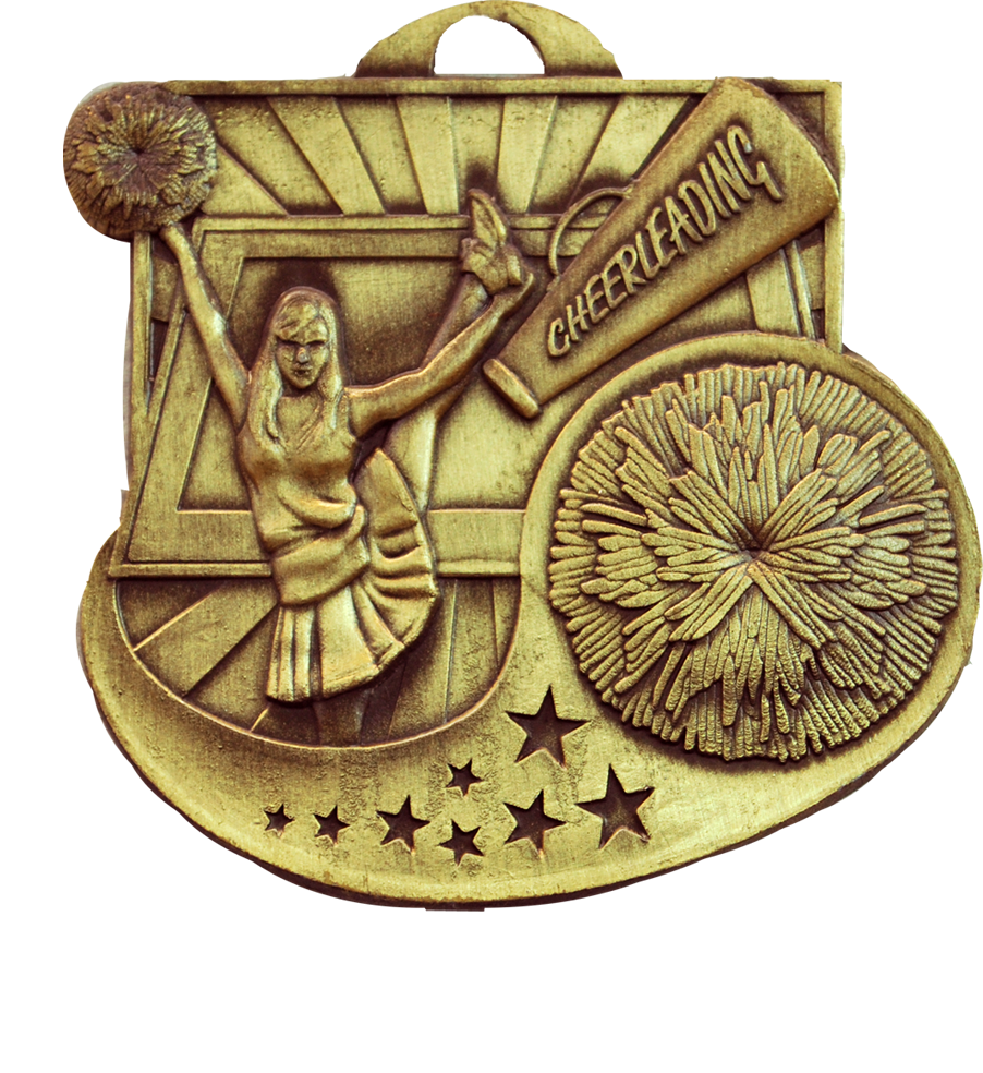 Star Blast Cheerleading Medal