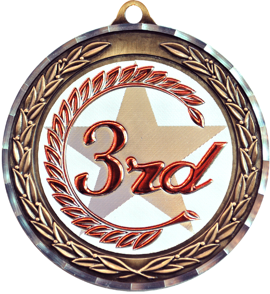 3rd Place Trophies, Medals and Awards - Personalize Today | K2Awards.com