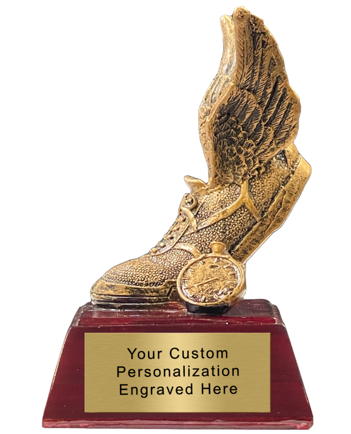 Winged Shoe Track Trophy
