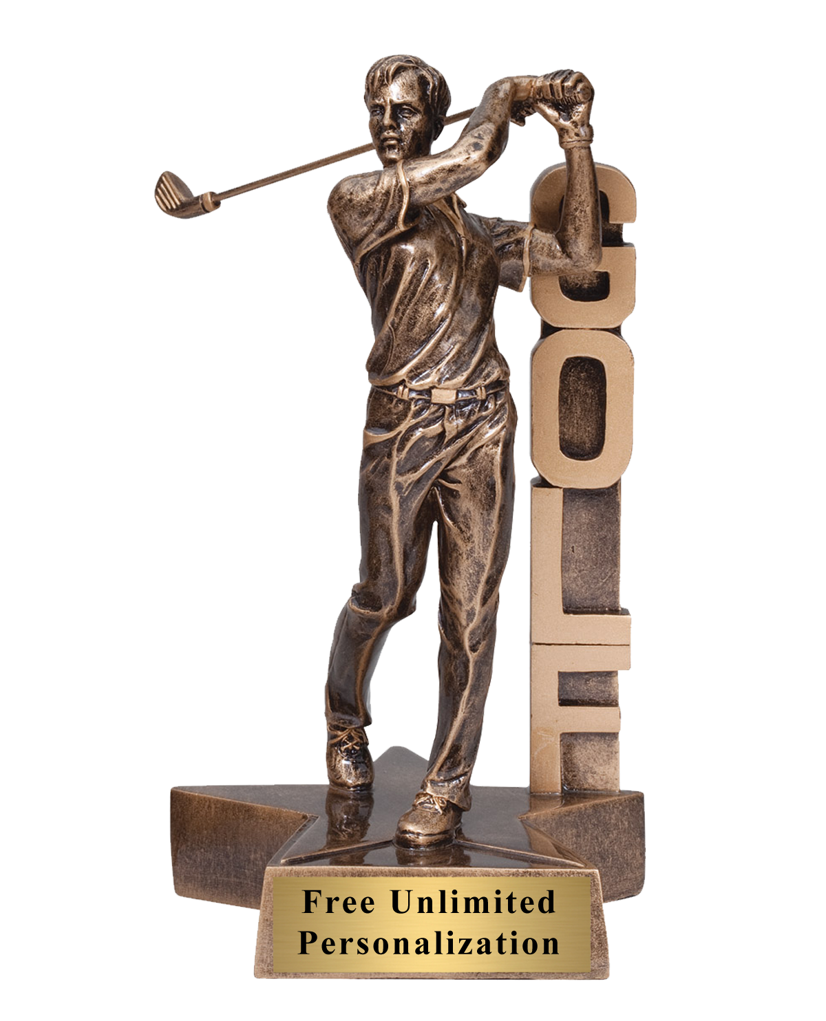 Billboard Golf Trophy - Male