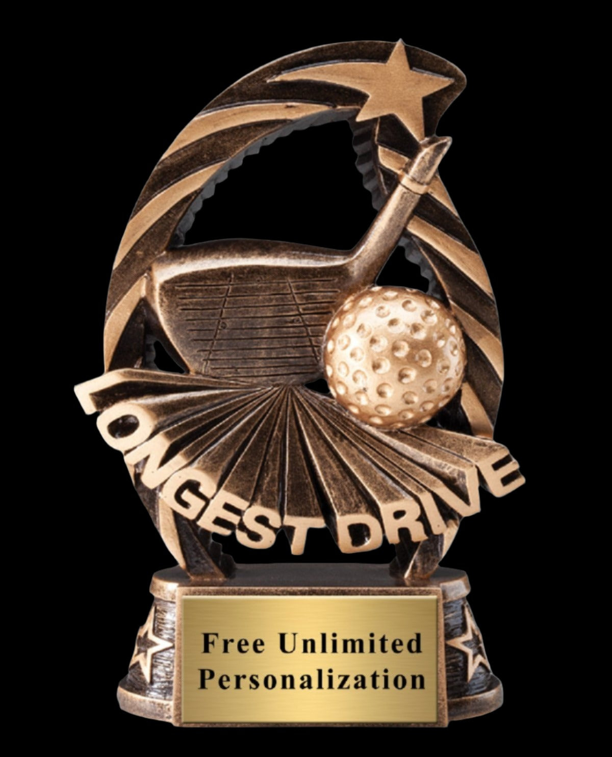 Running Star Longest Drive Trophy
