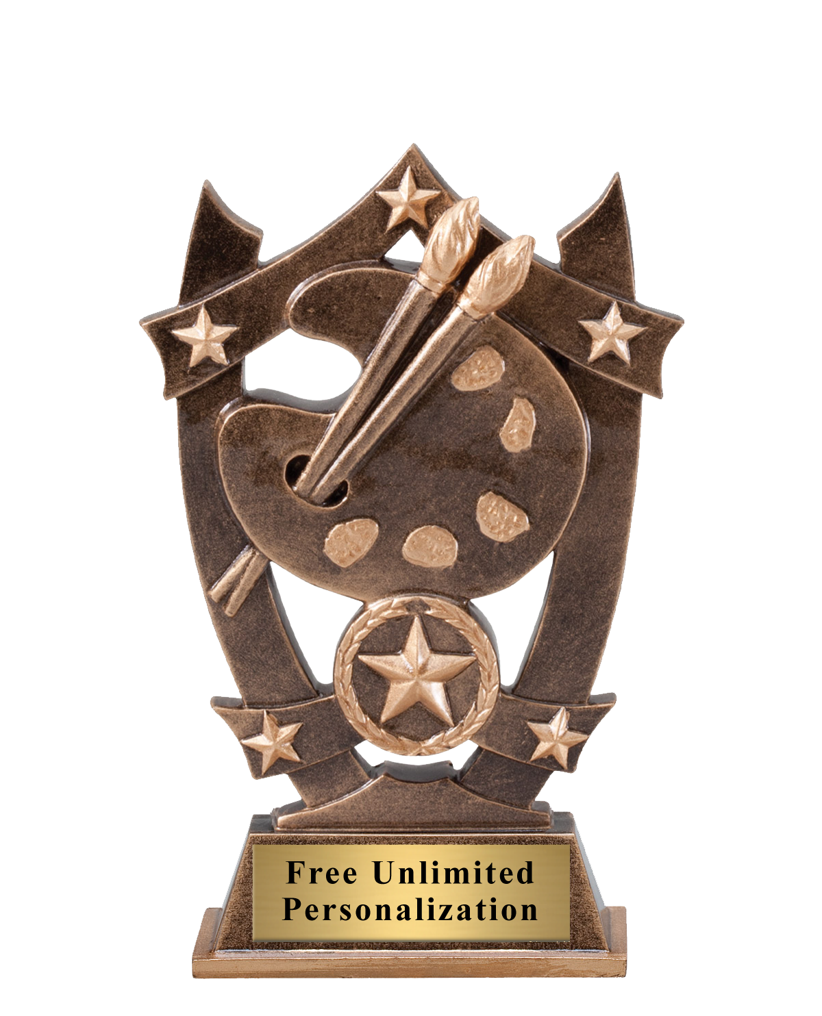Star Shield Art Trophy