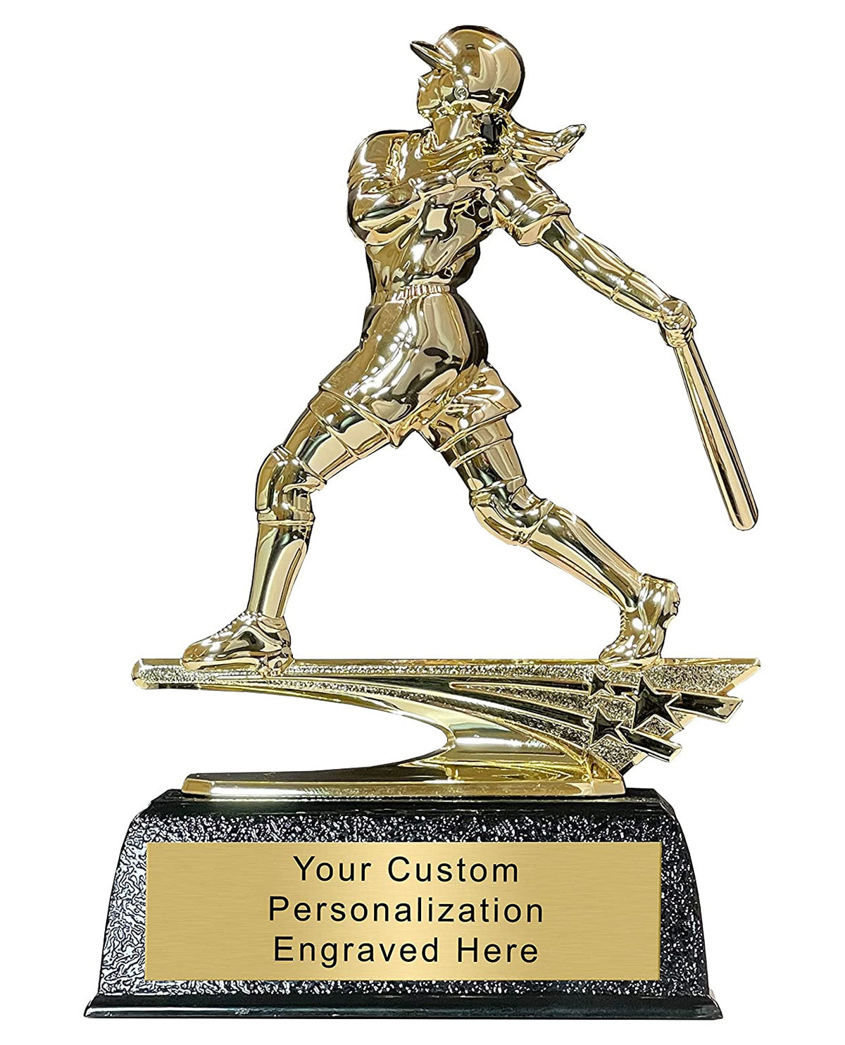 Gold Star Snap Softball Trophies