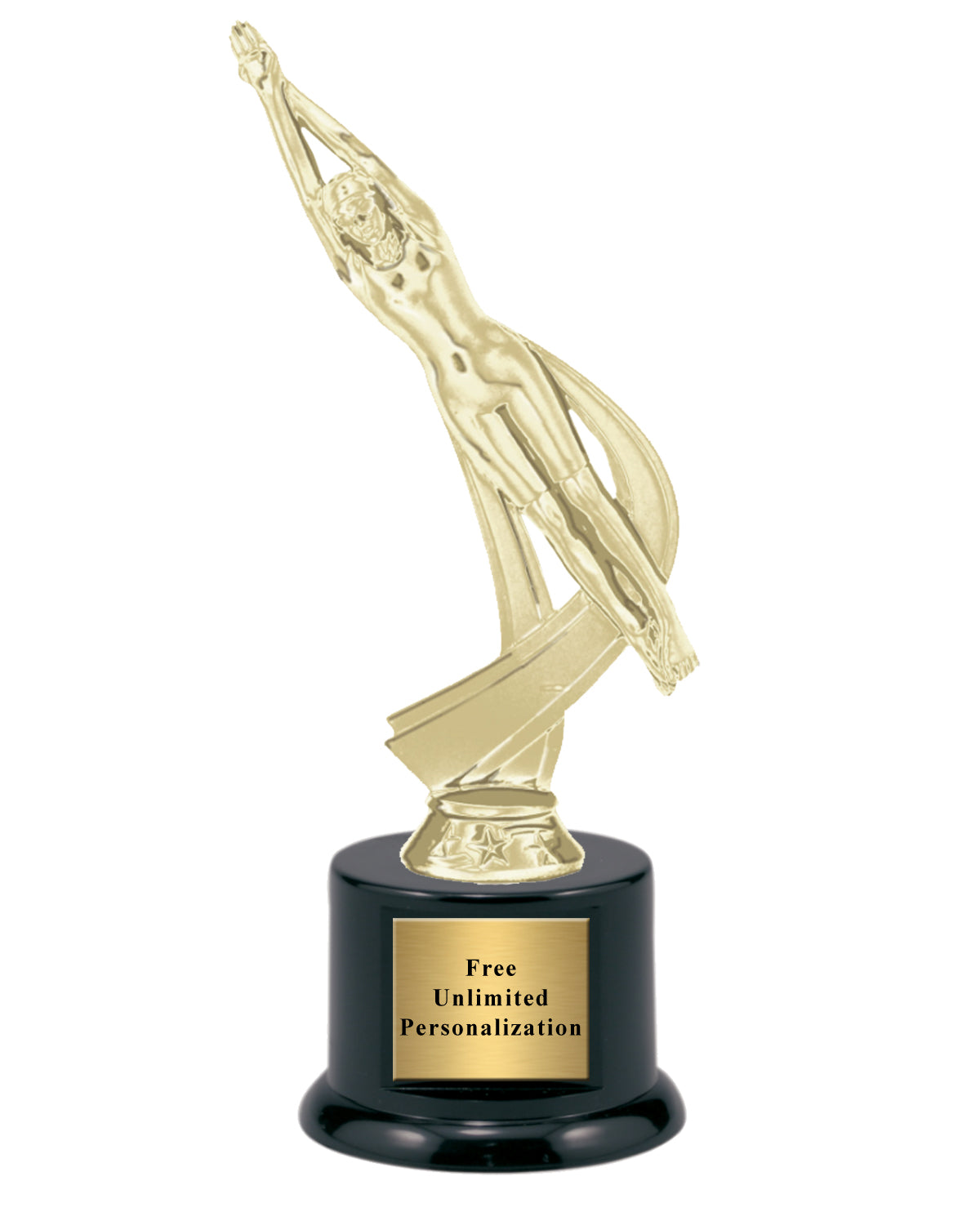 Motion Female Swimming Trophy