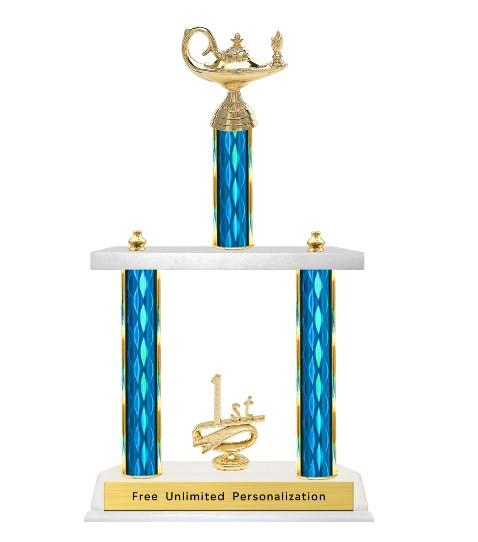 Two Tier Academic Trophy