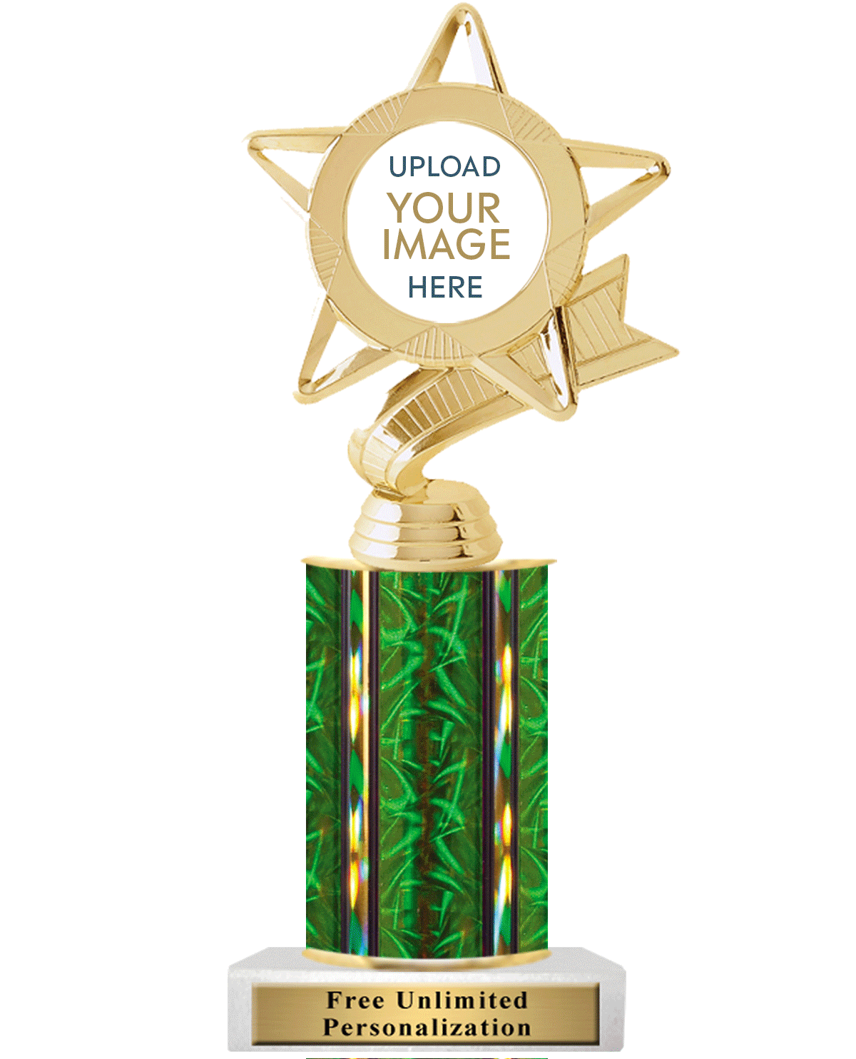 Ultra Wide Column Custom Insert Trophy
