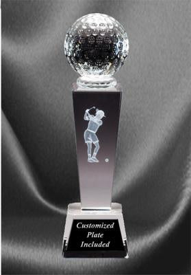 Custom Golf Trophies, Crystals and Plaques - K2 Awards